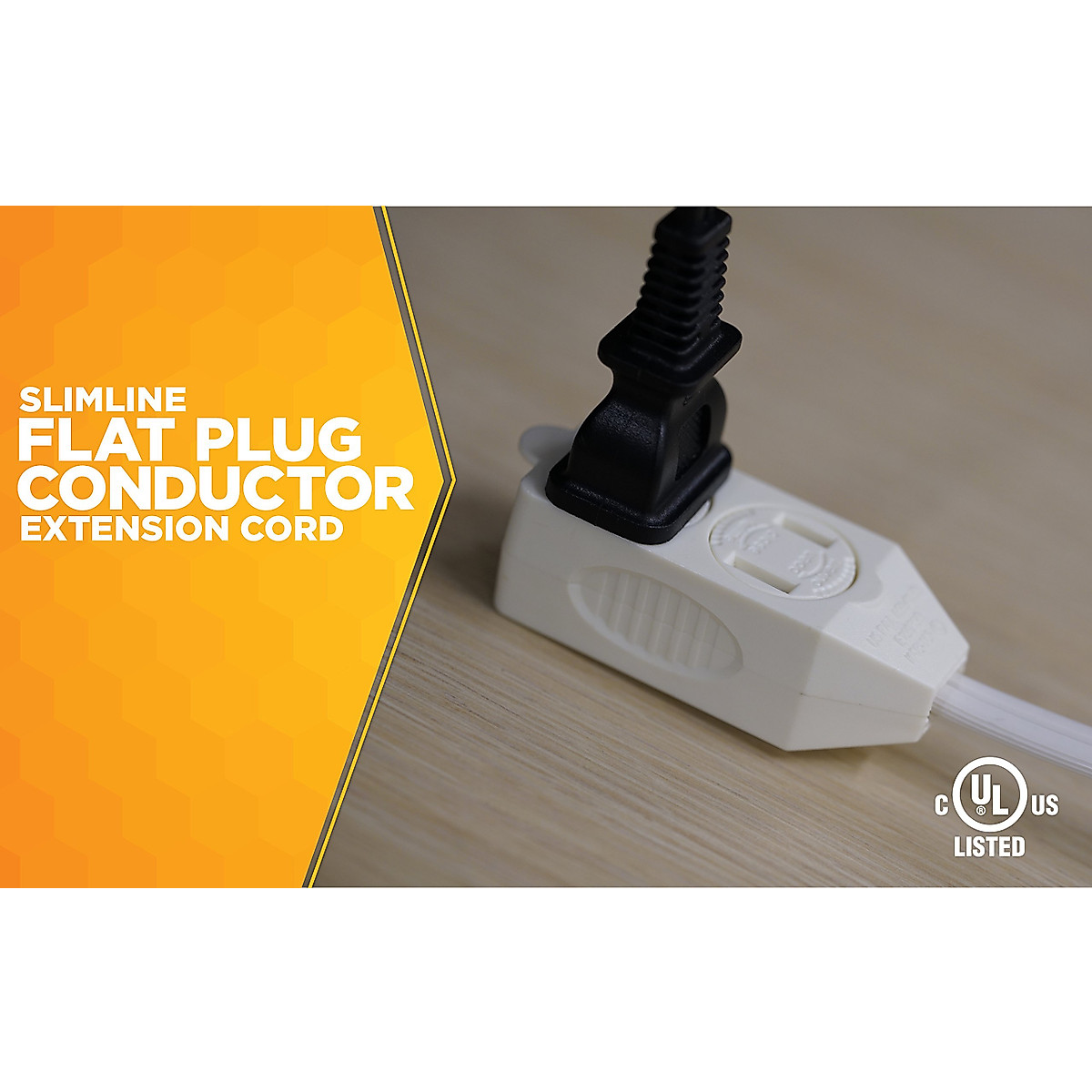 ALPHA BIDET JX2 Elongated Toilet Seat Bundle with SlimLine 2236 7-Foot Extension Cord, White