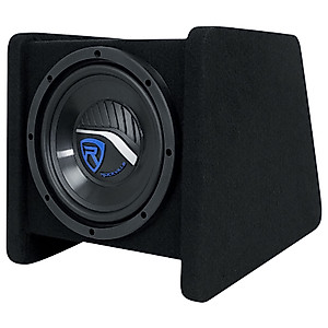 Rockville RV8P 8" 400w Car Audio Subwoofer in Vented Sub Enclosure Box - 4 Ohm,Black