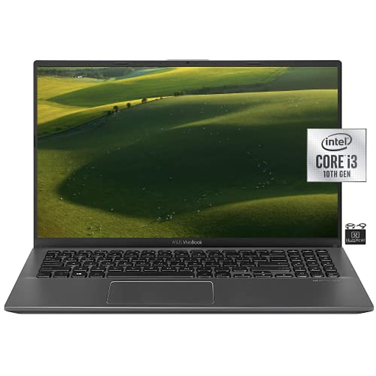 2022 Flagship ASUS VivoBook Business Thin Laptop, 15.6" HD Screen, Intel i3-1005G1 (Upto 3.4GHz, Beat i5-8250U), 12GB RAM, 256GB PCIe SSD, HD Graphic, Bluetooth,HD Webcam,Win 11 +HubxcelAccessory