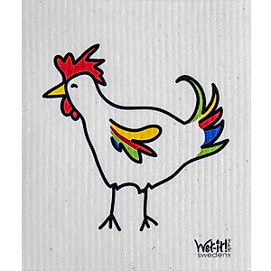 Wet-It! Swedish Dishcloth Set (Chickens Set 3)