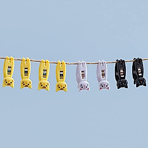 Cat Chip Clips, Paper Clamp, Chip Food Storage Bag Seal Clamp, Plastic Chip Bag Clip Kitchen Clips Multifunctional Small Clips for Bread Bag