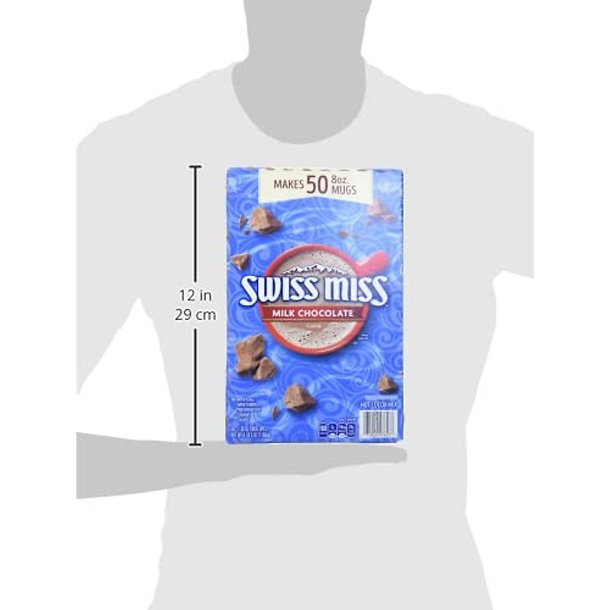 Swiss Miss Milk Chocolate Flavor Hot Cocoa Mix, 1.38 oz. 50-Count