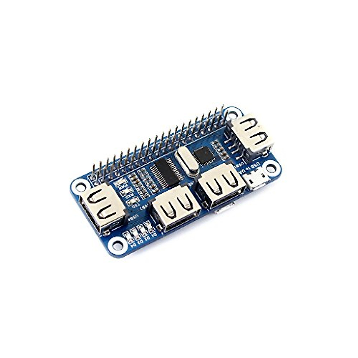 4 Port Raspberry pi USB HUB HAT Onboard USB to UART Compatible With USB2.0 1.1 For Raspberry Pi Series Board Serial Debugging
