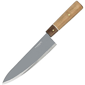 PIÑATAS OLE Kondoru Gyuto Stainless Fixed Brown Wood Handle El Salvador Knife 500278 7417000557459