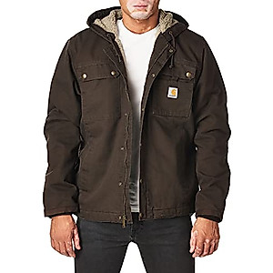 Carhartt Men's Bartlett Jacket (Regular and Big & Tall Sizes), Dark Brown, Large