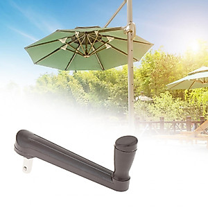 Gazechimp Patio Umbrella Accessories Umbrella Replacement Parts Sunshade Parts Adjustable Outdoor Umbrella Accessories for Beach Courtyard Patio Table, Crank handle