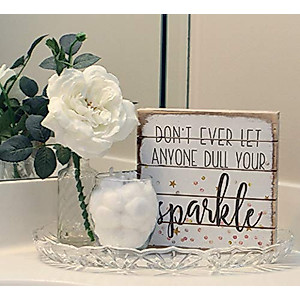 Sincere Surroundings PET1223 Sparkle 6 x 6, White