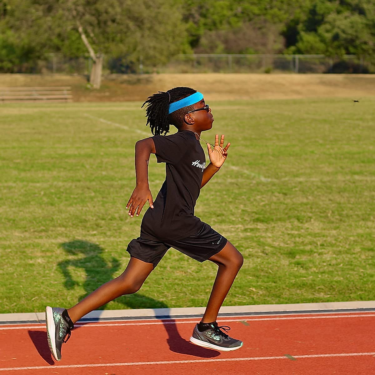 HLCM Cotton Sports Headband - 7 Colorful Sports Sweatbands, Men's Non-Slip Sweat Headbands, Girls' Yoga Headbands, Non-Slip Headbands for Running, Fitness, Gym Exercises