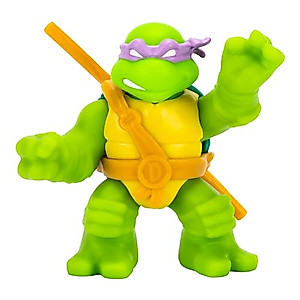 Heroes of Goo Jit Zu Teenage Mutant Ninja Turtles | 4 Pack | Super Oozy Toy Figures | Classic Donatello, Classic Michelangelo, Classic Leonardo & Classic Raphael | with Different Colored Mutations