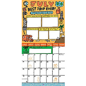 Kid's Awesome Activity Wall Calendar 2022: A year of pure fun, with no batteries included.