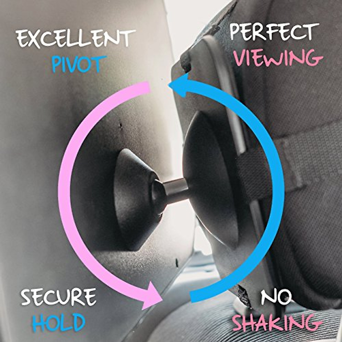 Baby Mirror for Car - Safely Monitor Infant Child in Rear Facing Car Seat - Wide View Shatterproof Adjustable Acrylic 360°for Backseat - Best Newborn Car Seat Accessories - by Snookums
