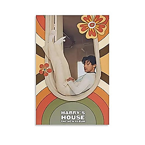 Harry's music House Styles Music Album Cover Posters (2) Canvas Wall Art Prints for Wall Decor Room Decor Bedroom Decor Gifts 08x12inch(20x30cm) Unframe-style