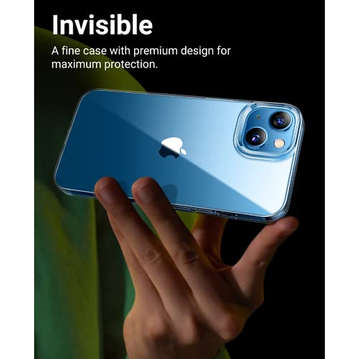 TORRAS Crystal Clear iPhone 13 Mini Case, Ultra-Thin Slim Fit Phone Cases for iPhone 13 Mini, [Long Lasting Clarity] Soft Silicone iPhone Mini 13 Case, Crystal Clear