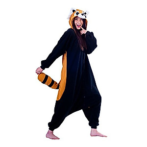 SAZAC Red Panda Kigurumi - Onesie Jumpsuit Halloween Costume