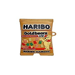 AirPods PRO case, 3D Cute, Fashionable and Interesting Candy Bag Sports Drink Bottle AirPods case, Soft Silicone Wireless Earphone Accessories Keychain Apple Airpods for PRO case (Haribo)