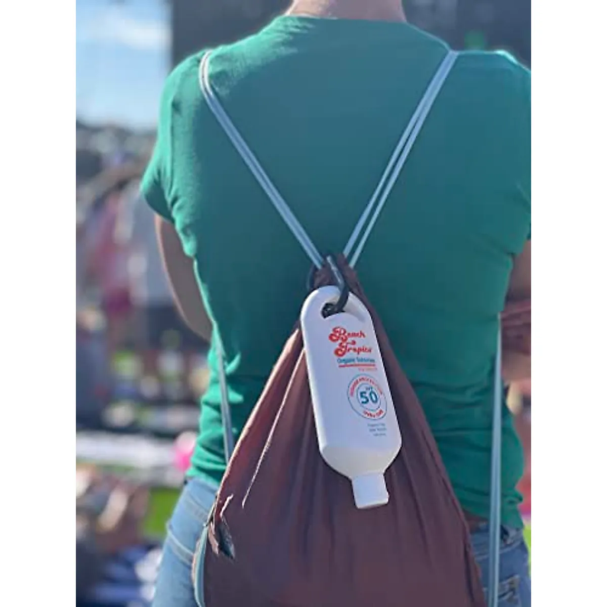 Sunscreen Flask - Set of 2 XL Flasks for Liquor Disguise Each Hidden Flask Conceals 12oz to Smuggle Your Booze Anywhere with a Funny Flask from Classy Wino - Always Drink Responsibly