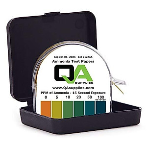 Hydrion Ammonia Test Papers 0-100 ppm, Single 15 ft. Roll
