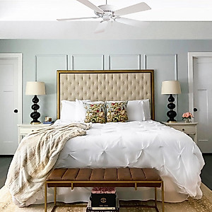 Minka-Aire F568-WH Supra 52 Inch Pull Chain Ceiling Fan in White Finish