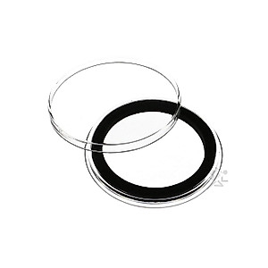 10 Black Ring Type 38mm Air Tite Coin Holders for Silver Dollars