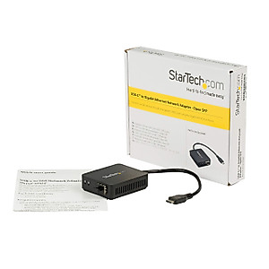 StarTech.com USB C to Fiber Optic Converter - Open SFP - 1000BASE-SX/LX - Windows / Mac / Linux - USB Ethernet Adapter - USB Network Adapter (US1GC30SFP)