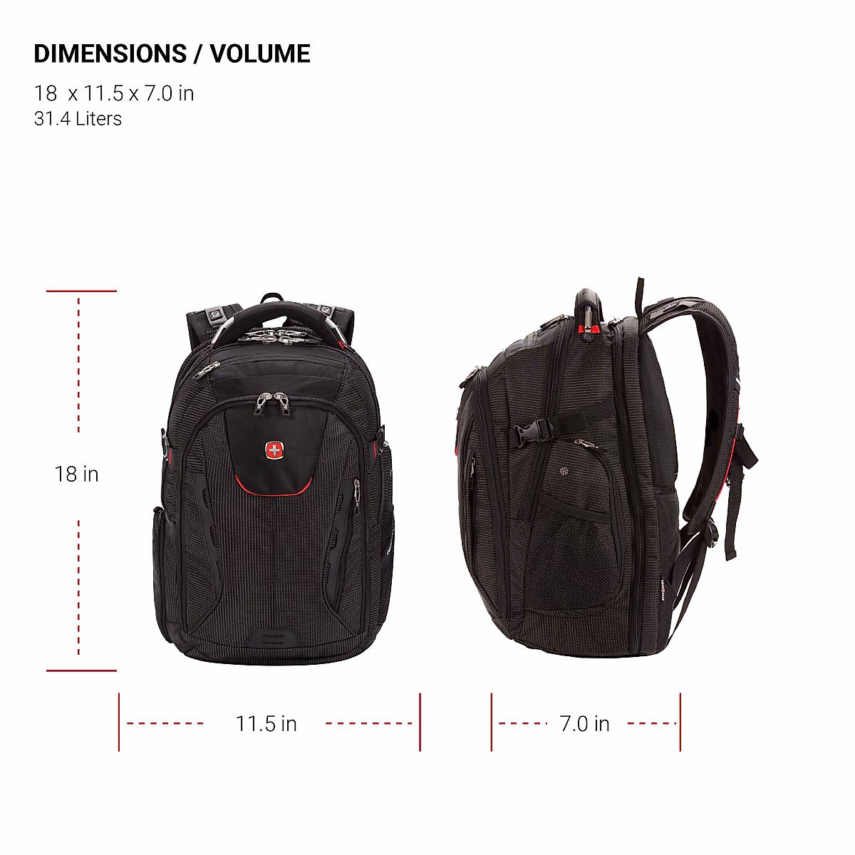 SwissGear Travel Tech Elite, Dark Grey, Large