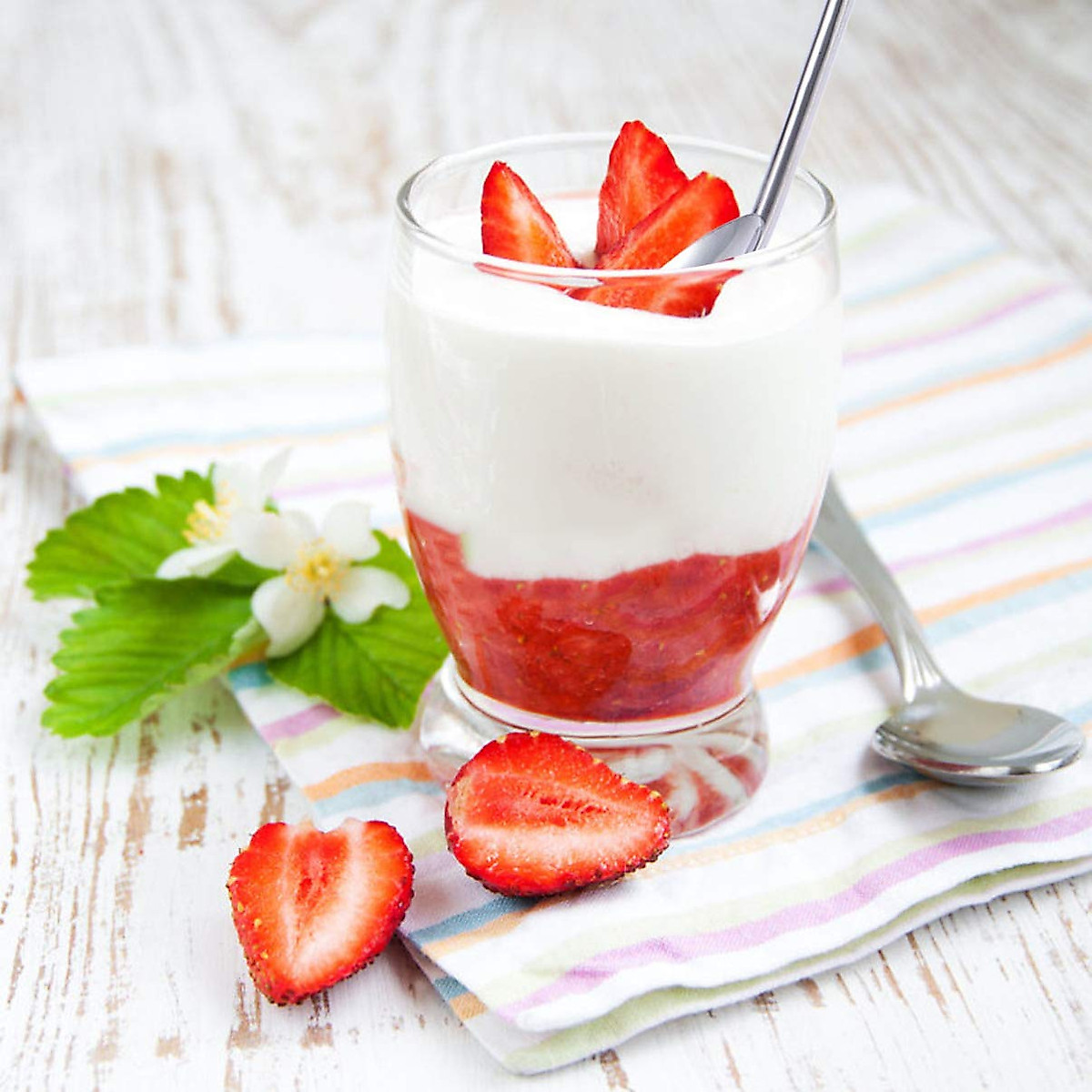 DOITOOL Stainless Steel Drinking Spoon Straws, 6Pcs Metal Cocktail Spoon Straws, Reusable Iced Tea Spoons Bar Spoon Silverware for Mixing and Stirring