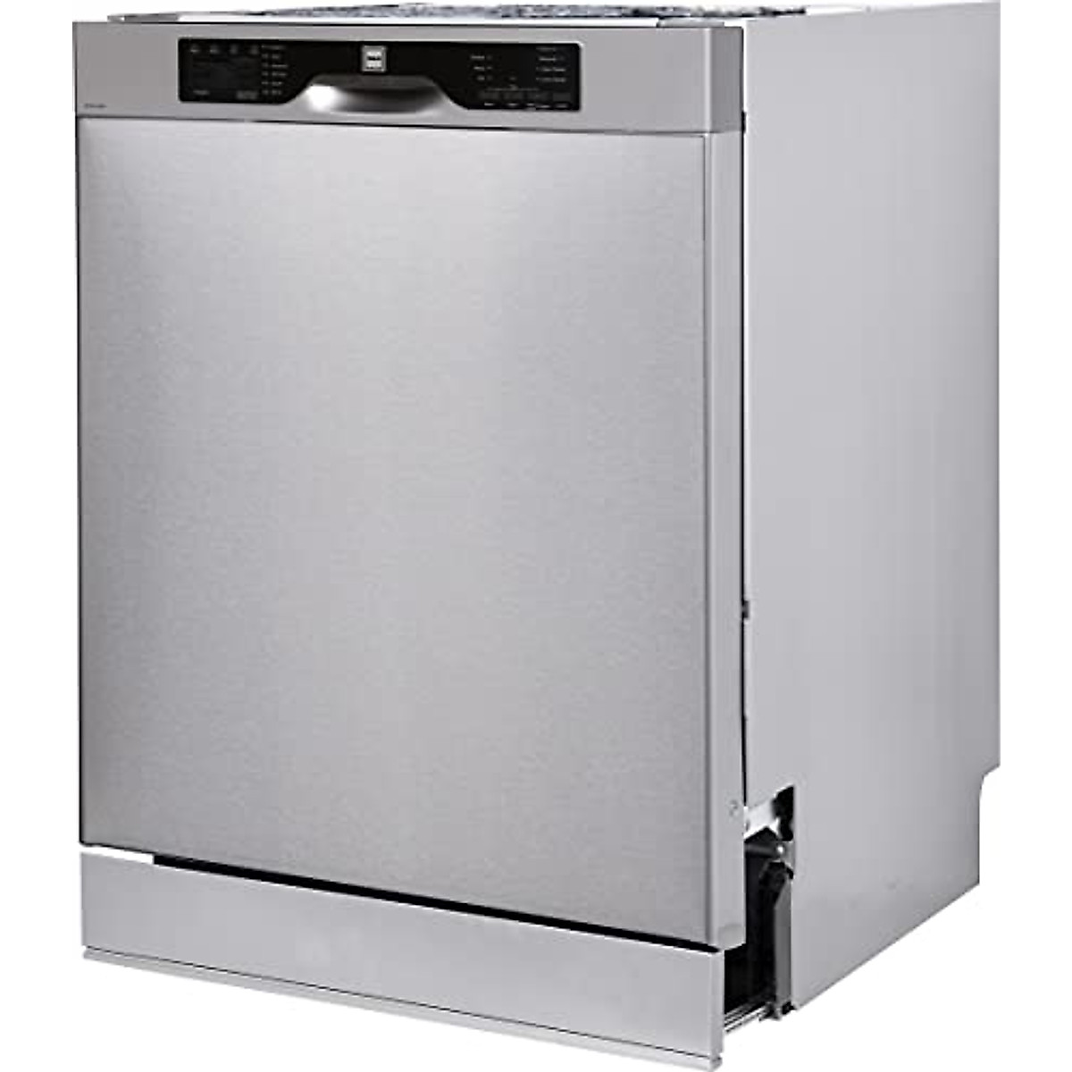 RCA RZ0842 Front Control-Built in FULLSIZE Dishwasher, 57 DBA, Stainless Steel, 24” WIDE, Stainless