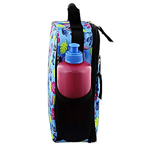 Disney Lilo & Stitch Meal Holder, Girls Boys Soft Insulated School Lunch Box (One Size, Blue)