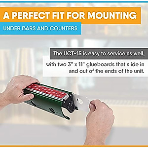 Gardner - UCT-15 – Discrete Under The Counter UV Fly Light – Trap Even The Tiniest Insects – No Zapper – (Green)