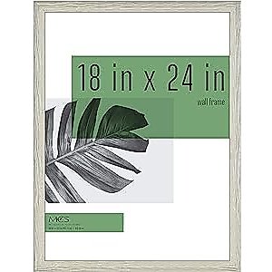 CountryArtHouse 18x24 Black Collage 12 Opening Picture Mats with White Core, Bevel Cut for 4x6 Photos