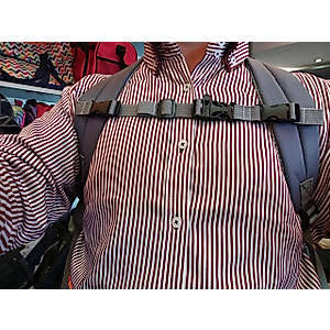 Amlrt HDHYK Backpack Chest Strap- Nylon - Adjustable Universal (Grey)