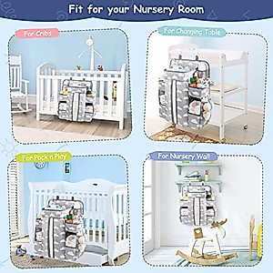 Maliton Diaper Caddy Organizer for Baby Boy and XL Changing Table Organizer
