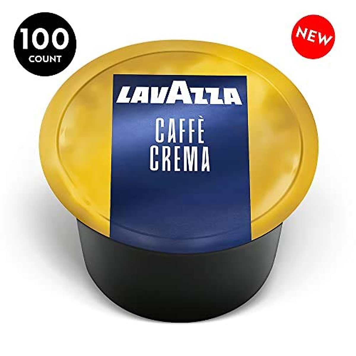 Lavazza Blue Single Espresso Caffe Crema Coffee Capsules, Value Pack, Blended and roasted in Italy, Sweet blend from its aromatic notes of biscuits and jasmine,100% Arabica, 100 Count