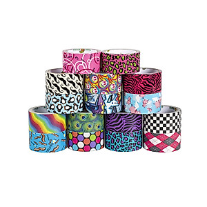 Duck Brand Duck 280410 Printed Duct Tape, Checker, 1.88 Inches x 10 Yards, Single Roll