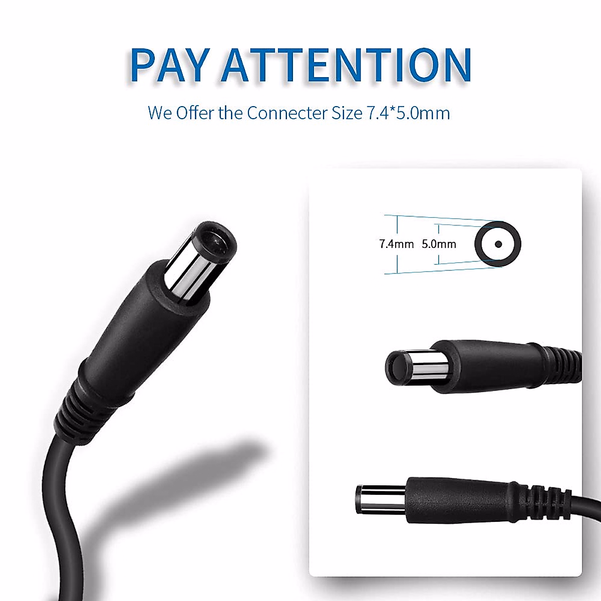 Power Adapter 65W 45W Laptop Charger Fit for Dell Latitude 5490 5290 7240 6430 7490 7404 5490 7490 5580 3590 5500 5450 5530 5590 7204