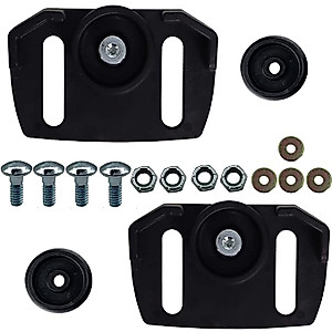 Giltswift Universal Roller Snowblower Skid Shoes 490-241-0038 Fits Most 2 and 3 Stage Snow Throwers with Hardware kit