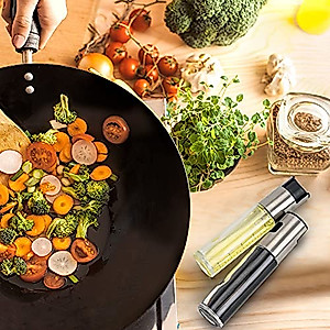 PUZMUG Oil Sprayer, Oil Sprayer with Olive Oil Holder, Fried Chicken, BBQ, Baking, Barbecue, Air Fryer, Salad, Olive Oil Dispenser Set