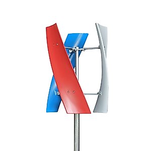 TdiriNar Vertical Wind Turbine Generator, 12V 400W Portable 3-Blade Powerful Helix Wind Generator Kit, 1.3m/s Coreless Generator With Starting Wind Speed Suitable For RV Home Industrial Energy