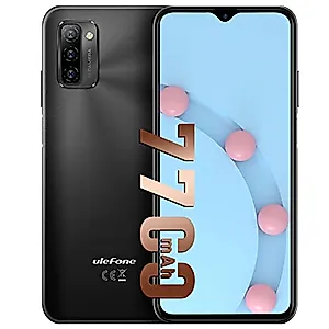 Ulefone Unlocked Smartphones, Note 12P 6.82-inch HD+ Display Unlocked Cell Phones, 7700mAh Battery, Octa-core 4GB+64GB, Android 11, 13MP Triple Rear Camera, Dual 4G Mobile Phone (Black)