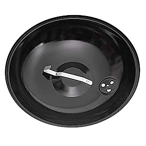 #1 Original Kettle Charcoal Grill Outdoor Portable BBQ Grill Backyard Cooking Stainless Steel for Standing & Grilling Steaks, Burgers, Backyard Pitmaster & Tailgating (18" Black Kettle Grill)