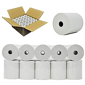 CASH REGISTER PAPER FOR STAR SP700 3" x 150' BOND (50 NON-THERMAL) POS KITCHEN PRINTER PAPER - 50 GSM NEW POS RECEIPT ROLLS FOR TMU200 SRP275