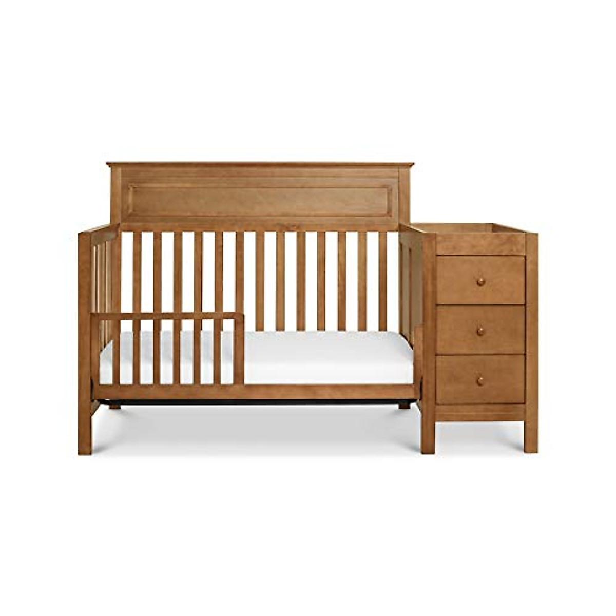 DaVinci Autumn 4-in-1 Crib and Changer Combo in Chestnut | Greenguard Gold Certified