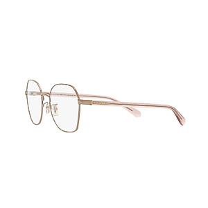 Coach HC5155 Prescription Eyewear Frames, Shiny Rose Gold/Demo Lens, 54 mm