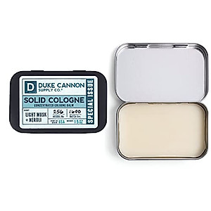 Duke Cannon Supply Co. Solid Cologne - Men's Concentrated Balm, 1.5 oz. (Light Musk + Neroli)