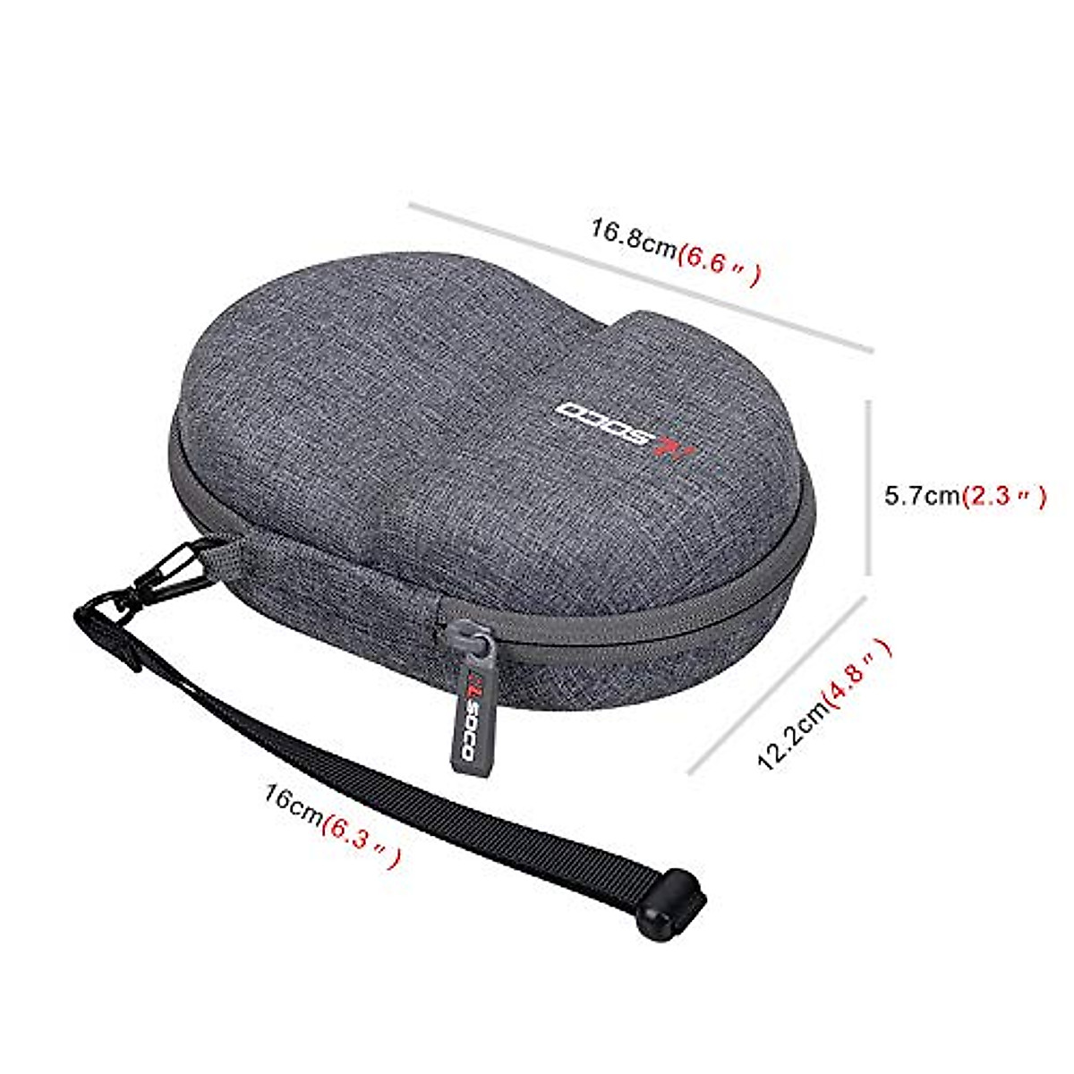 RLSOCO Hard Case for Shokz OpenRun Pro/OpenMove/OpenSwim & Works with AfterShokz Aeropex/Trekz Air/Titanium Mini/Trekz Titanium/Xtrainerz Bone Conduction Headphones