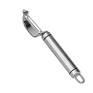 Vegetable Peeler, Kitchen Peeler, Stainless Steel Fruit and Vegetable Peeler with Comfortable Safety Handle for Peeling Potatos Apples Kitchen Gadget