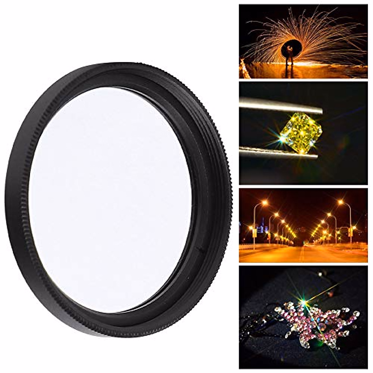 RvSky Digital Camera Accessories Junestar 52mm Star Lens Filter for Nikon Fujifilm Camera Lenses