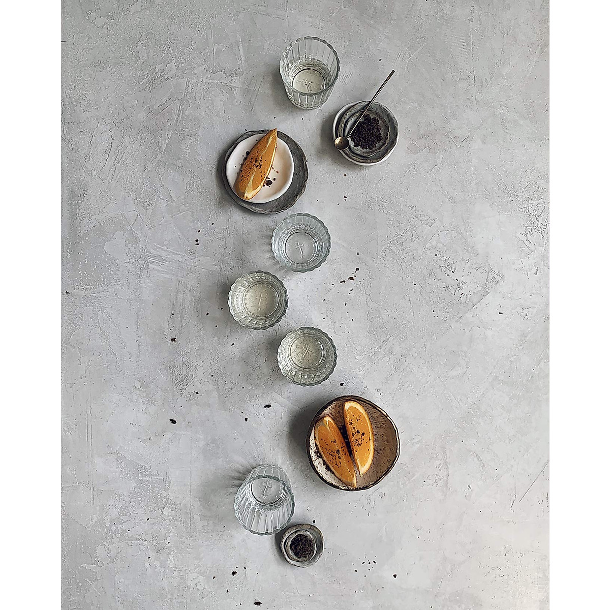 The Curated Pantry Vaso Veladora Mezcal Glasses from Mexico (Pack of 4)