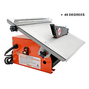 VIYUKI Tile Cutter Saw Portable Wet Cutting Porcelain Tile Cutter Table Saw 7-Inch Wet Tile Saw