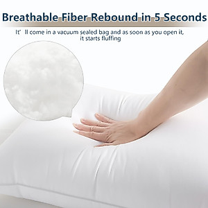 CozyLux Pillows King Size Set of 2, Hotel Quality Bed Pillows for Sleeping 2 Pack, Cooling Pillows for Side Back and Stomach Sleepers, Down Alternative Luxury Soft Supportive Fluffy Pillows (19x34)